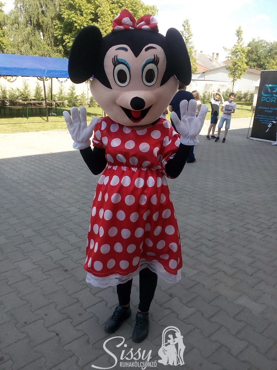 Minnie egér sétáló/kabala jelmez